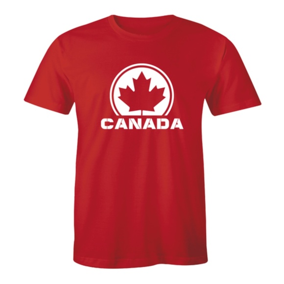 Half It | Shirts | Canadian Maple Leaf Flag Canada National Tshirt ...